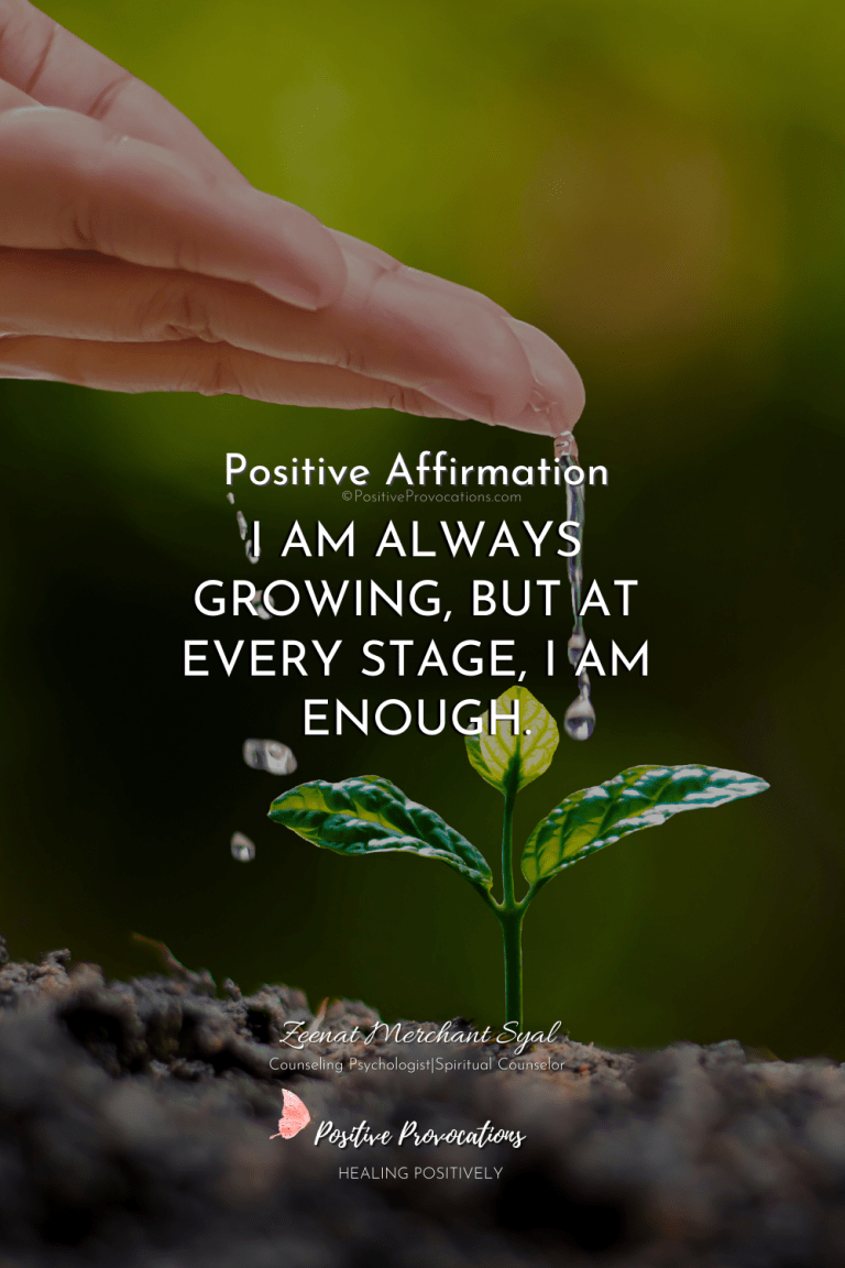 9 Positive Affirmations To Make You Feel Like YOU ARE ENOUGH – Positive ...